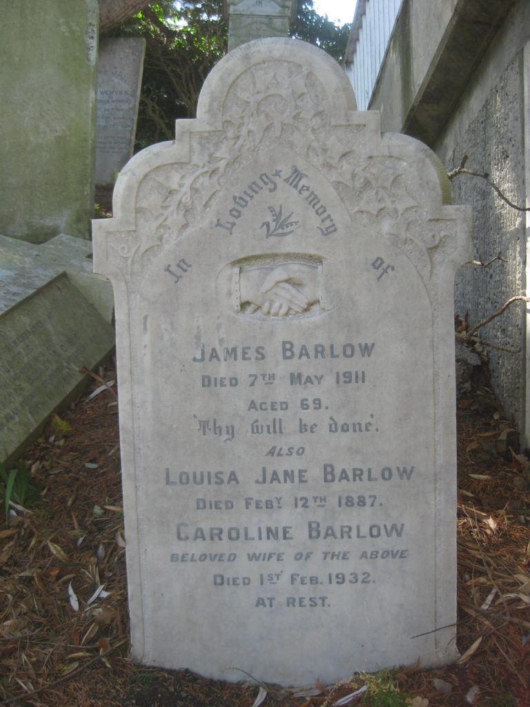 Details for BARLOW Squire - The Friends of Bolton Street Cemetery Inc